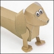 Sausage Dog- Poseable Paper Dog to Download and Make – Rob Ives