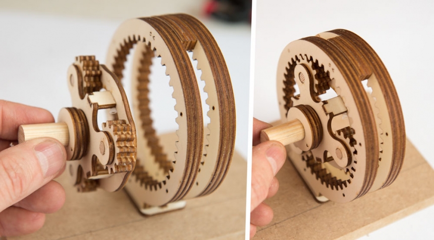 Planetary Gear : Laser cut, Download and Make – Rob Ives