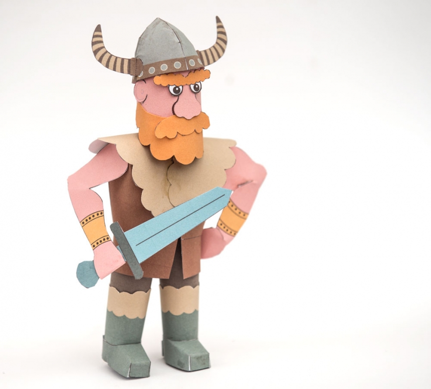 Paper Viking to Download and Make – Rob Ives