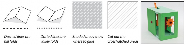 Gear / Crank Mechanism to Download and Make – Rob Ives