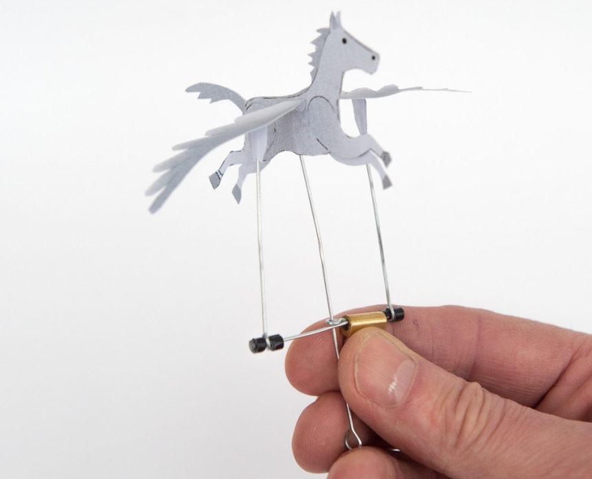 Pegasus, Junk Automata to Download and Make – Rob Ives