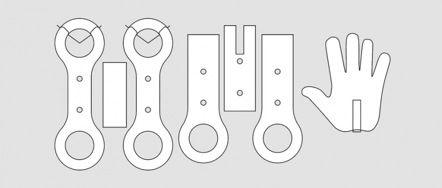 Laser-cut Arm – Rob Ives