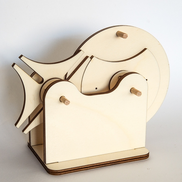 Laser Cut Geneva Drive – Rob Ives