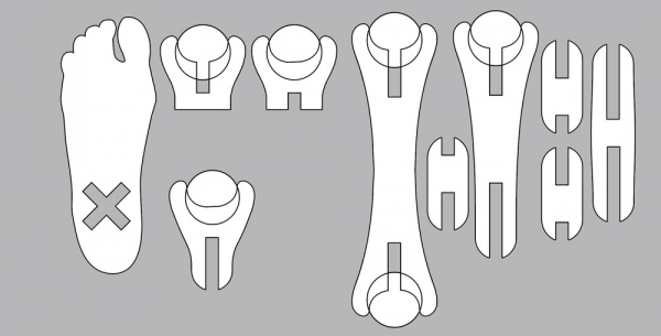 Laser-cut Poseable Person First Draft – Rob Ives